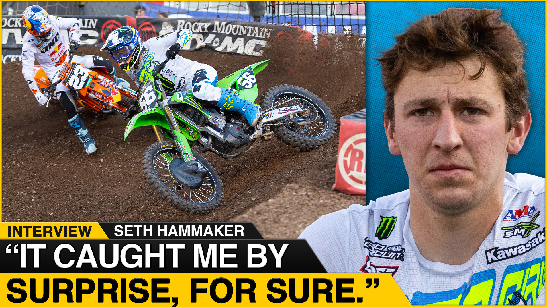Seth Hammaker on: RJ Hampshire, Reaction | Interview - Motocross Videos - Vital MX